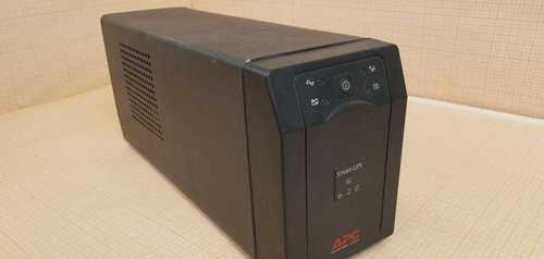 Ибп APC Smart-UPS SC620I 620VA б/у рабочий без акб