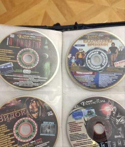 DVD- диски к журналу "Мир фантастики" 40 штук