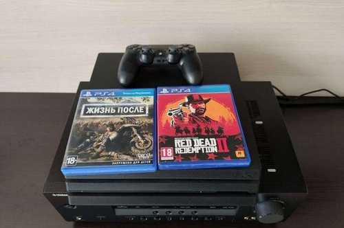 Sony PS4pro 1tb + 2 игры rdr2, days gone