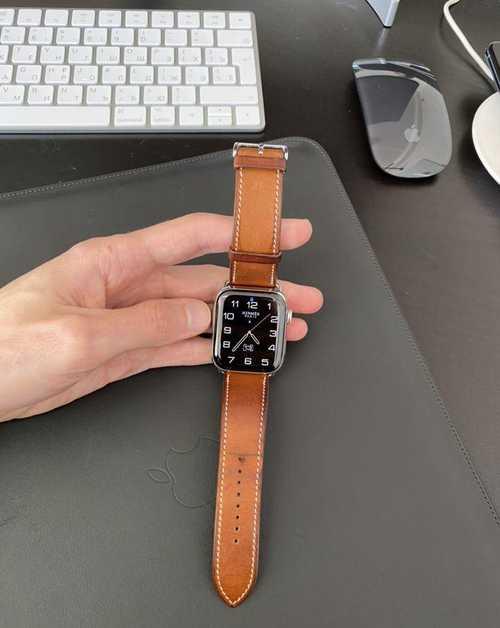 Apple Watch Hermes S5 series 5 сталь LTE