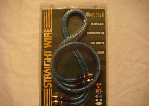 Аудио кабель Straight Wire Rhapsody II RCA 1.0 м