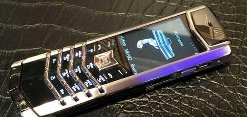 Vertu Signature S Design Silver Alligator