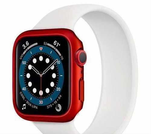 Чехол Spigen Thin Fit для Apple Watch 44 mm Red