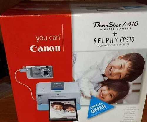 Принтер canon selphy cp510 компактный
