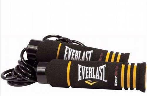 Скакалка "Everlast evergrip weighted чёрно-жёлтая