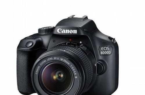 Фотоаппарат Canon EOS 4000D Kit EF-S 18-55 III Bl