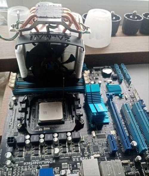 Проц. 8 ядер AMD 8350+ Мать+куль+оператив