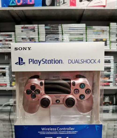 Dualshock4 Rose Gold New + Наушники Samsung