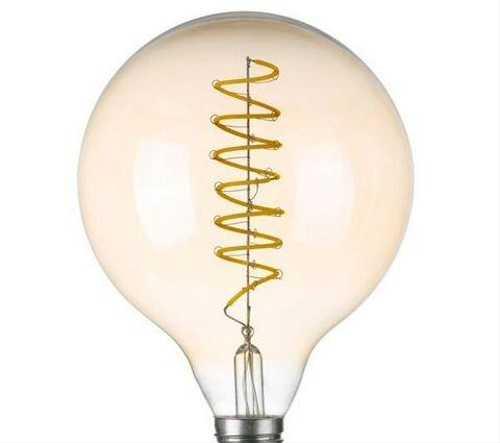 Филаментная светодиодная лампа E27 8W 3000K (теплый) G125 Lightstar 933302