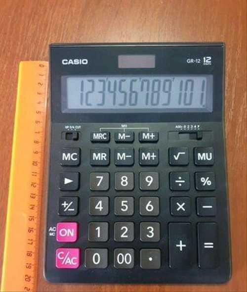 Калькулятор casio GR-12