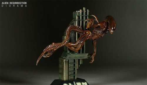 Sideshow Alien 4 diorama Чужой, диорама
