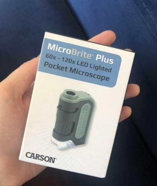 Микроскоп карманный Carson MicroBrite Plus, 60-120