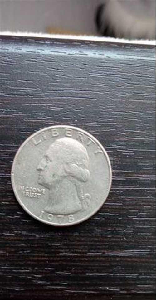 Liberty 1978 quarter dollar