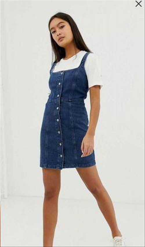 Джинсовый сарафан ASOS