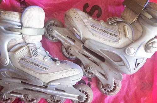 Ролики Rollerblade Macroblade 84, серебристые