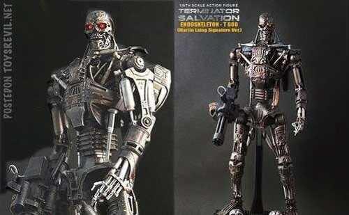 Hot toys Terminator Salvation t-600 Martin Lang Si