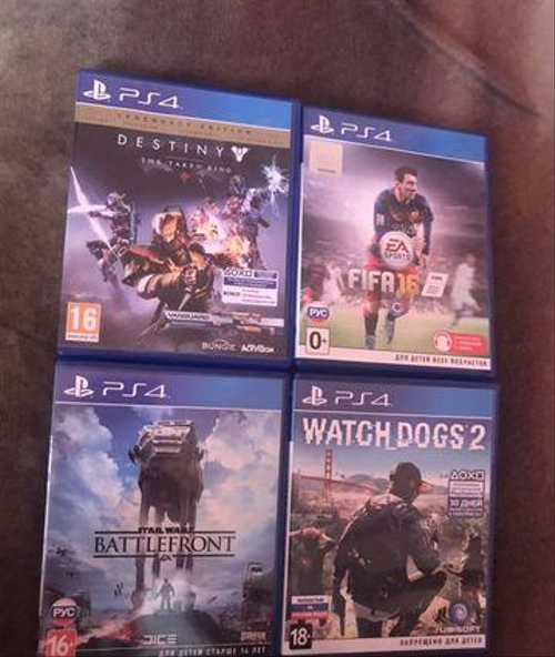 Destiny, Fifa 16, Battlefront и Watch Dogs 2 на PS