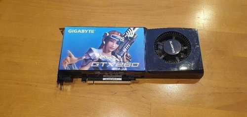 Видеокарта нерабочая GeForce GTX260 gigabyte