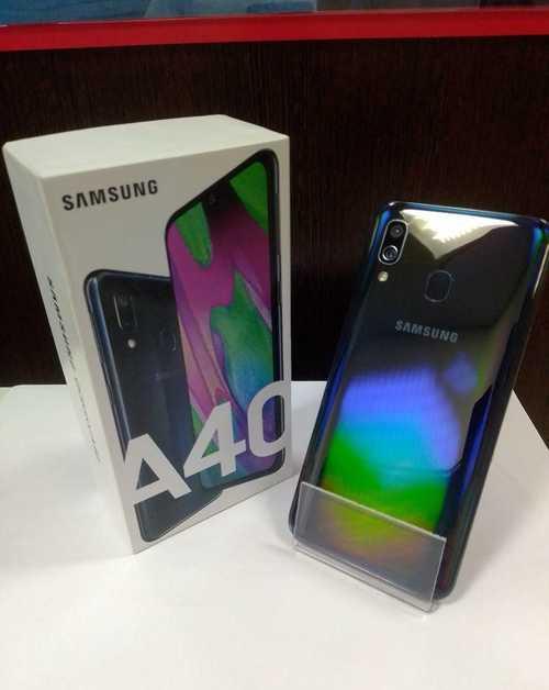 SAMSUNG Galaxy A40 отпечаток, NFC, 64Gb. Гарантия