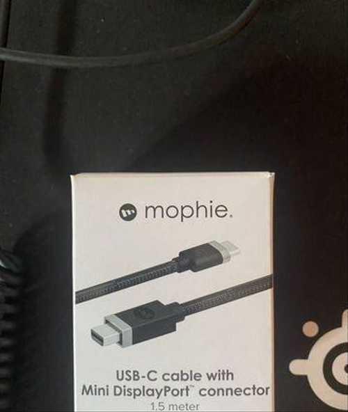 Mophie кабель usb - c with mini displayport 1.5m