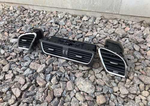Дефлекторы с подсветкой Audi A4 B8 FL