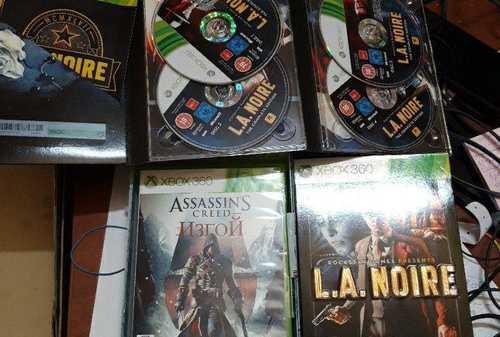 L.A. Noire и Assasins Creed Изгой xbox360