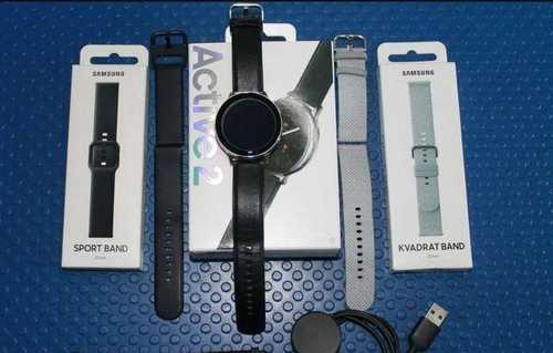 Samsung Galaxy Watch Active 2 Stl 44 мм+3 ремешка