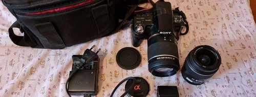 Зеркальный фотоаппарат sony slt-a55v
