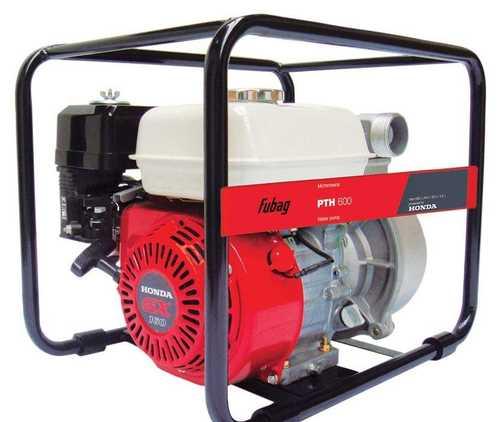 Мотопомпа fubag PTH 600 с двигателем honda