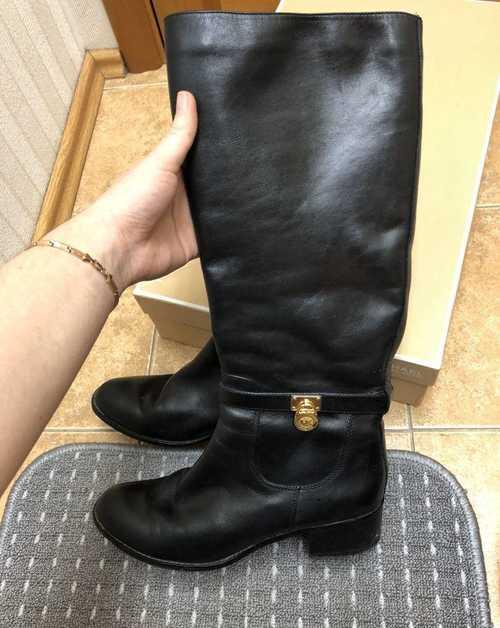 Кожаные Сапоги Michael Kors