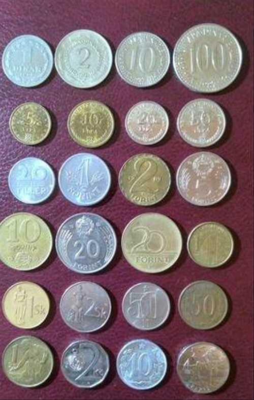 Набор монет Восточной Европы