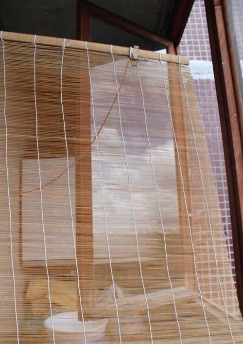 Бамбуковая рулонная штора икеа