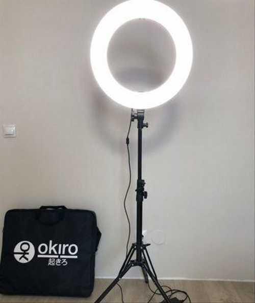 Профессиональная кольцевая лампа okiro 45
