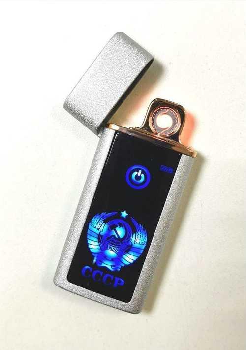 Зажигалка USB сенсорная с гербом СССР