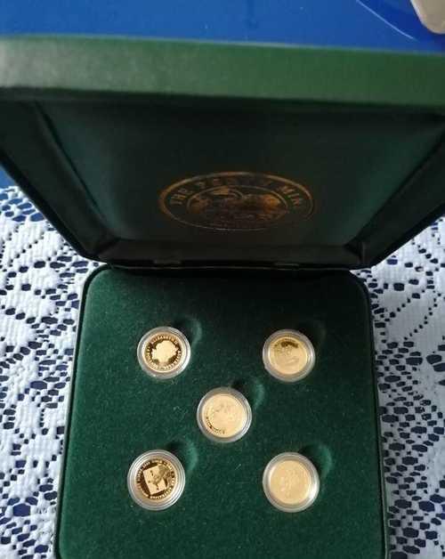 Набор золотых монет «Золотоискатели Австралии »