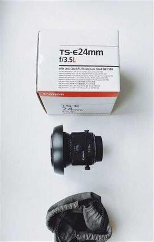 Объектив canon ts-e 24mm 3.5L