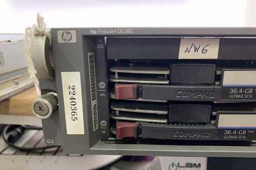 Сервер HP ProLiant DL380 G3