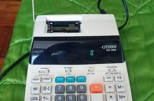 Калькулятор Чек citizen CX-126 II