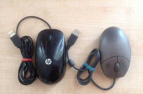 Компьютерная мышь logitech и hp