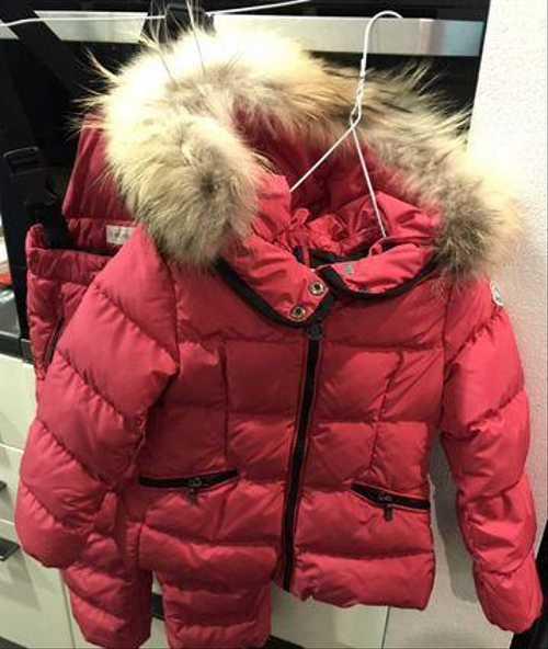 Зимний комбинезон для девочки 104 Moncler