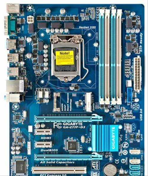 Отличная плата под LGA 1155: Gigabyte GA-Z77P-D3