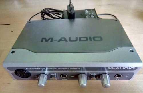 M-Audio Firewire Solo + кабели и адаптер