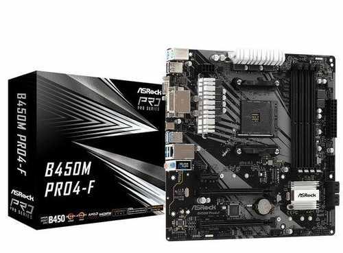 Asrock B450M PRO4-F, гарантия до 03.2022