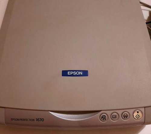 Сканер epson perfection 1670