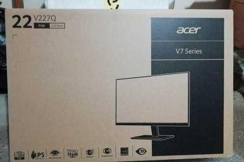Монитор Acer V227Qbi 21.5", черный