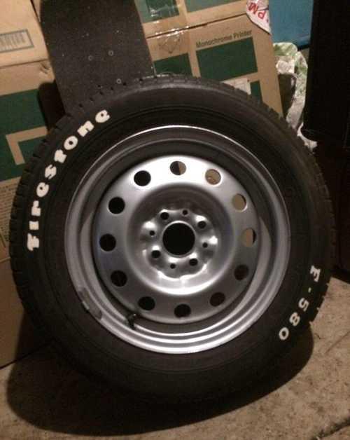 Штампы r14 4x98 с резиной Firestone 175/65 r14