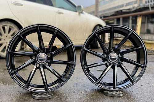 Новые диски реплика Vossen CVT black 5-112 AO