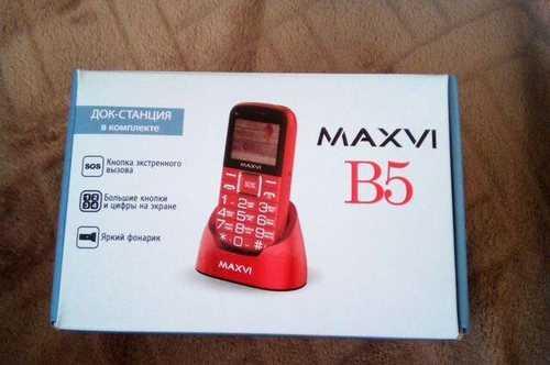 Maxvi B5 сотовый телефон синий