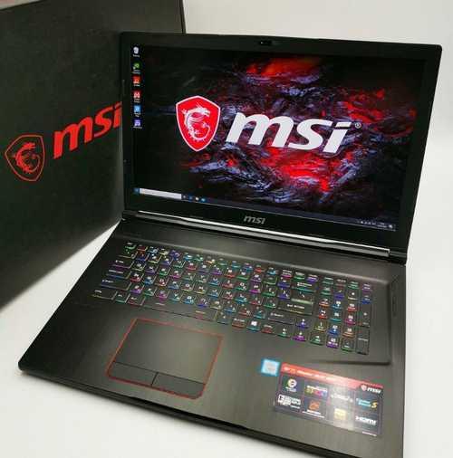 Квак новый MSI GE73 17"120Hz i7/16/GTX1070