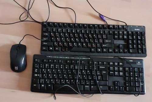 2 Клавиатуры и мышка